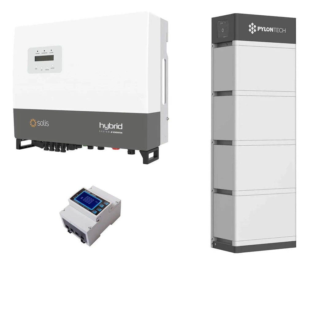 3 Phase Solar Hybrid Kit 10kW Solis & Pylontech Force H2 14kWh ...