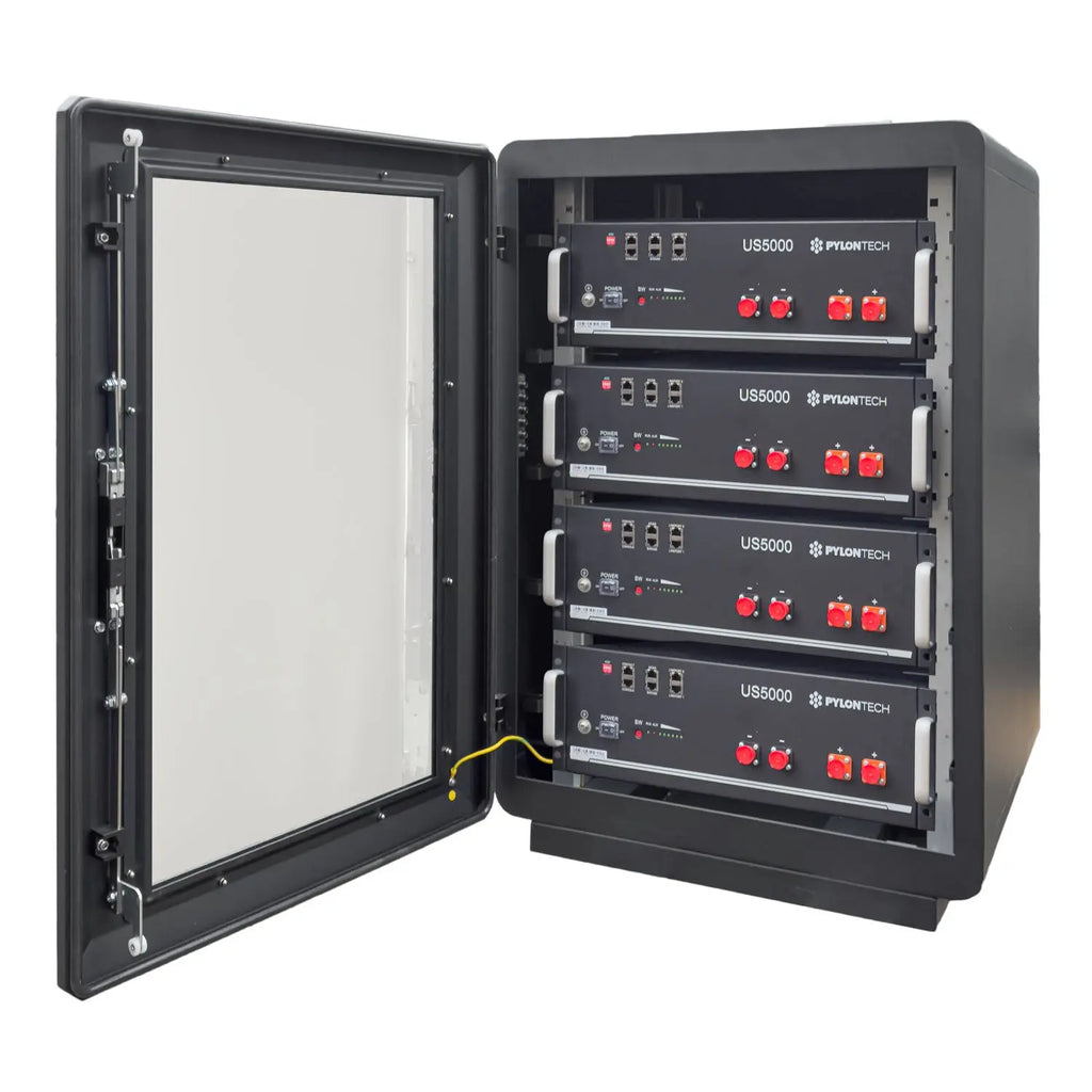 Pylontech Energy Storage Cabinet For 4 Pylontech US5000 - Indoor ...