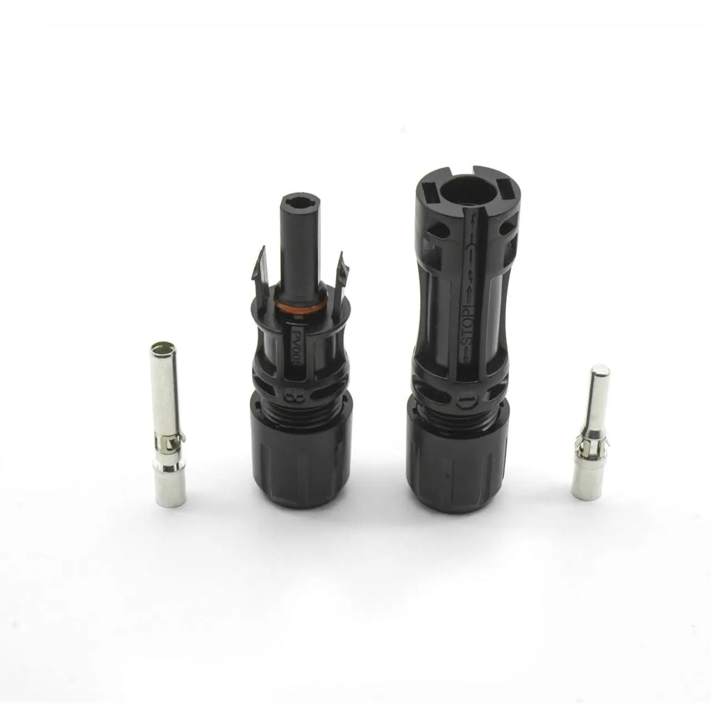 10mm² MC4-Compatible Connectors Pair Waterproof Solar Panel Cable IP67 ...
