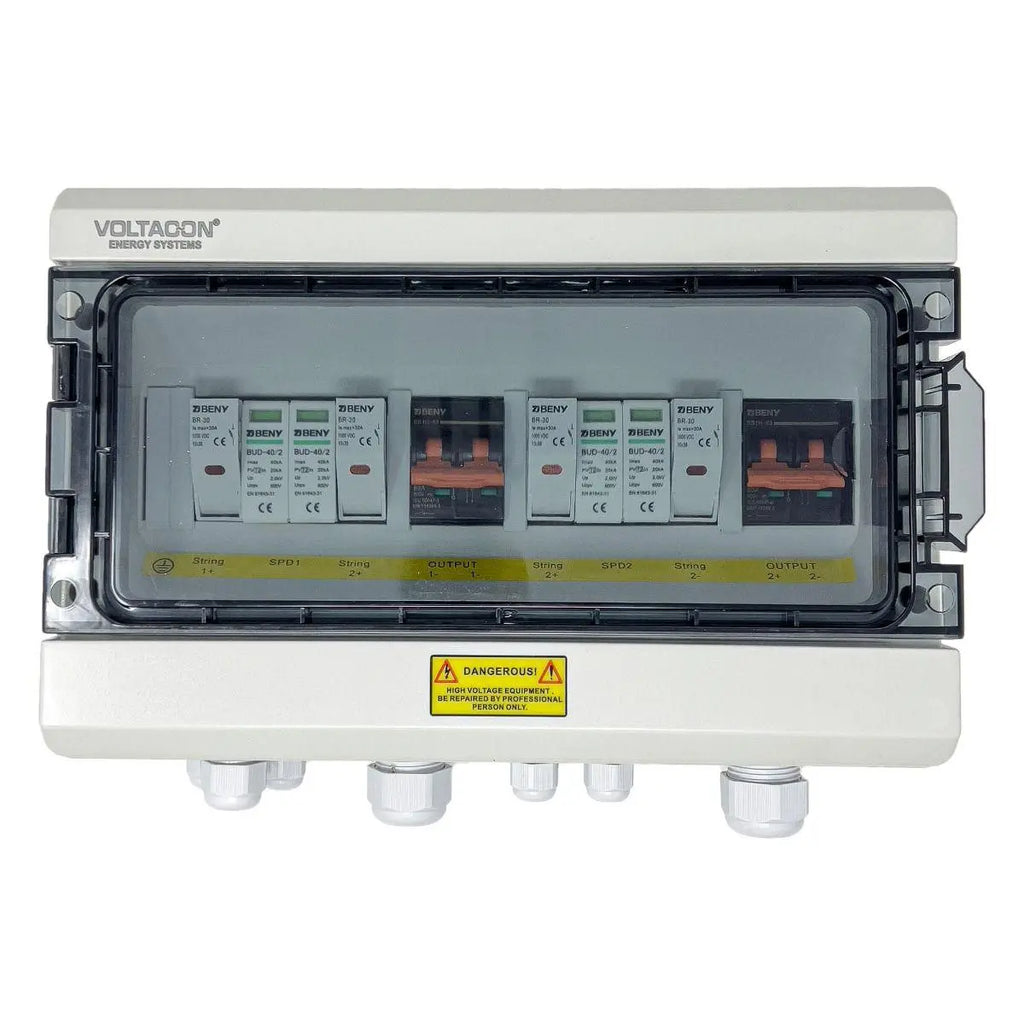 PV Combiner DC Switch Box 2-way Input 2-way Output – VoltaconSolar