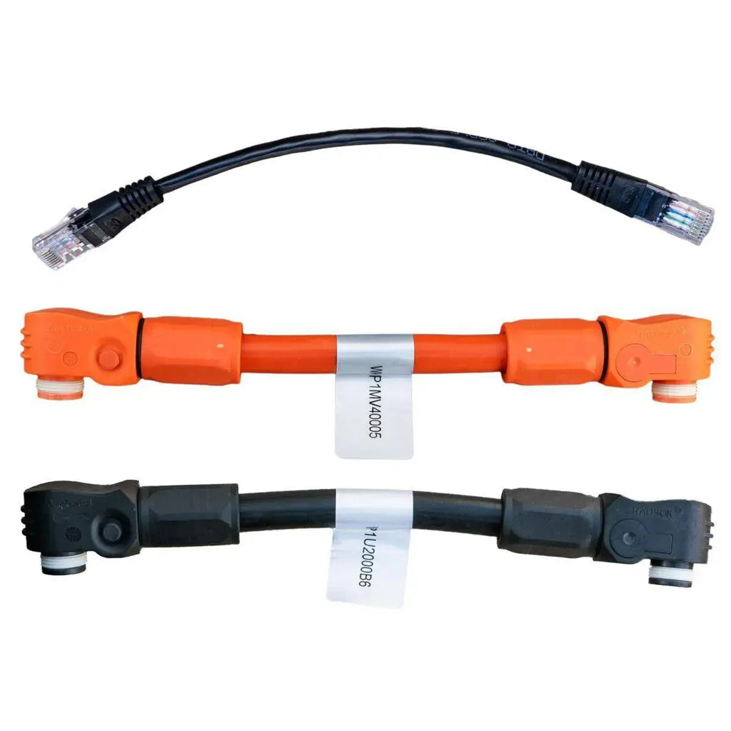 Short Lithium Ion Pylontech Battery Cables 180mm - Pylontech US2000 ...